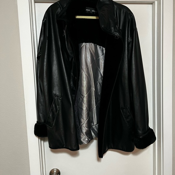 Jackets & Coats | Fluffy Leather Jacket | Poshmark